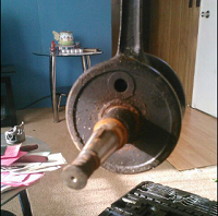 was hit with hammer an mushroomed the end of the threads, i almost ...